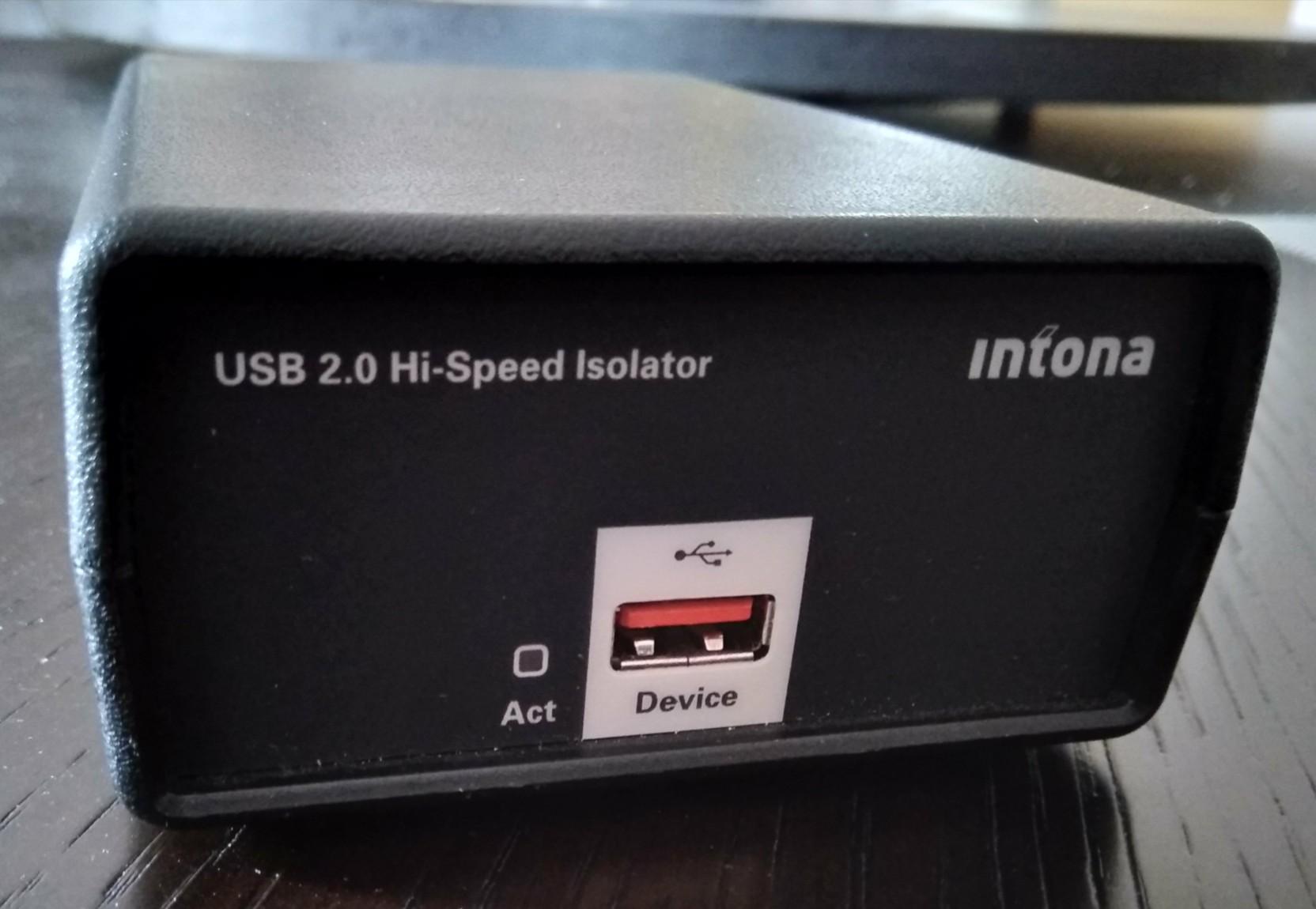 Intona USB 2.0 Hi-Speed Isolator - PC & Hi-Fi - HiFi forumi