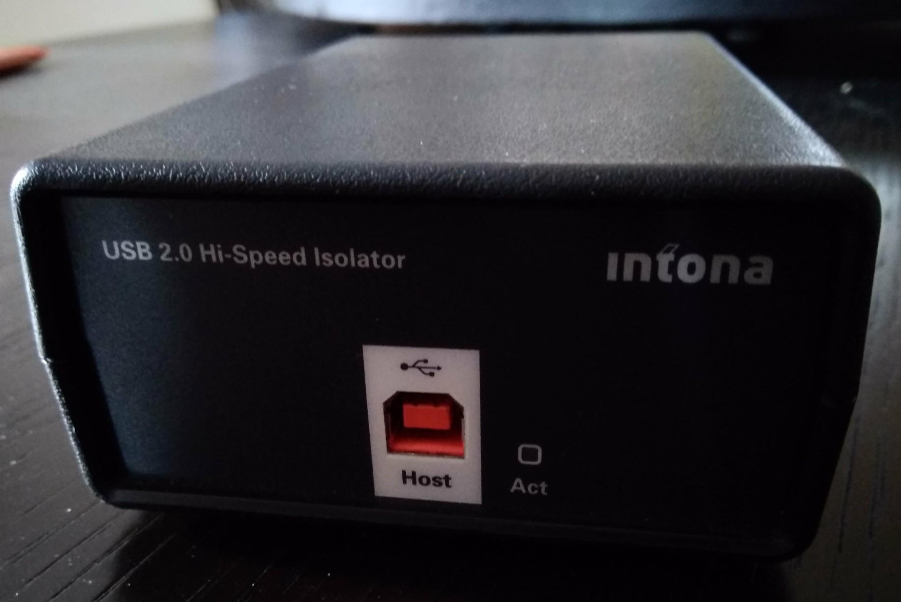 Intona USB 2.0 Hi-Speed Isolator - PC & Hi-Fi - HiFi forumi