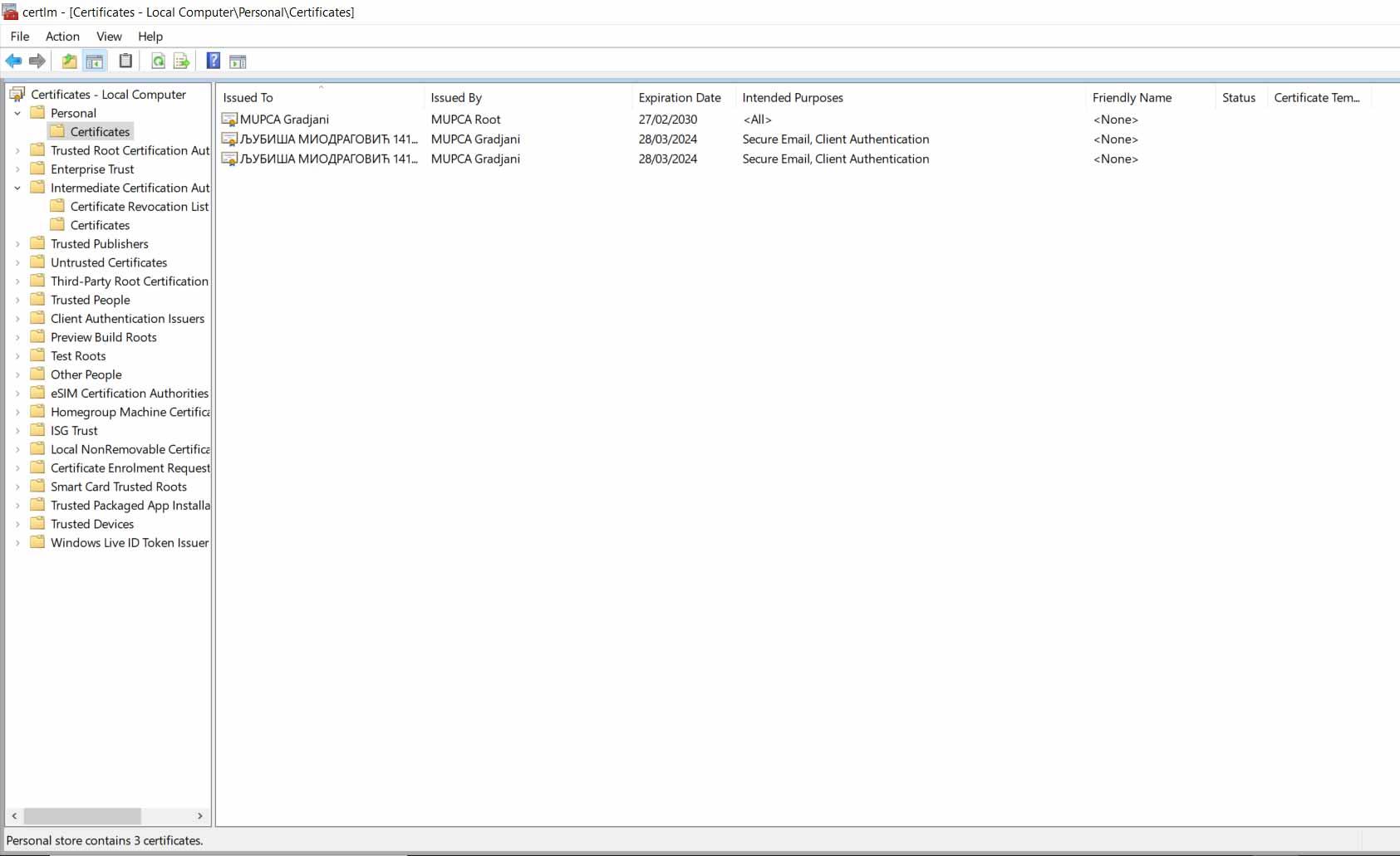 ePorezi i problem sa sertifikatom - Offtopic - HiFi forumi