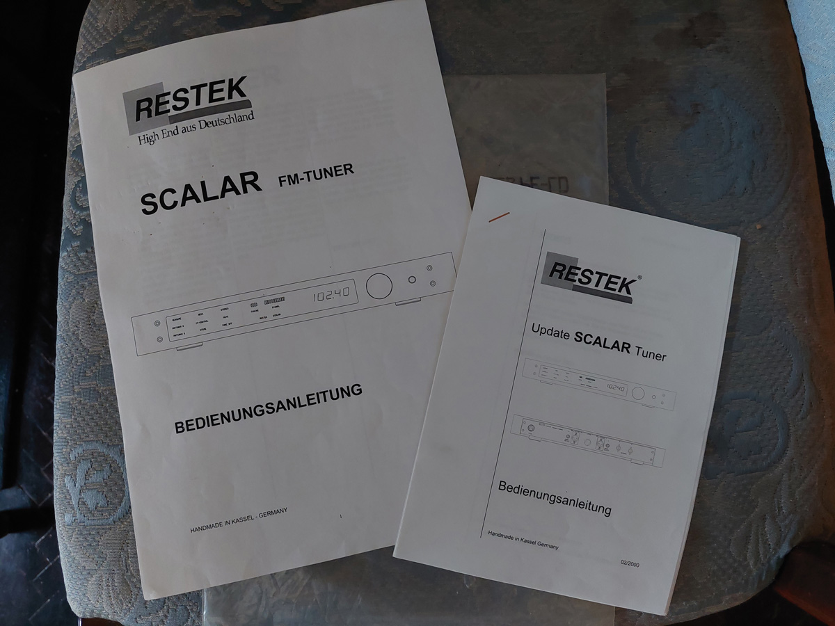 tjuner Restek Scalar - Mali oglasi - HiFi forumi