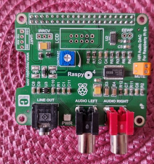 Raspberry PI4 2GB / RaspberryPi DAC HAT / RPi napajanje / HiFiBerry ...