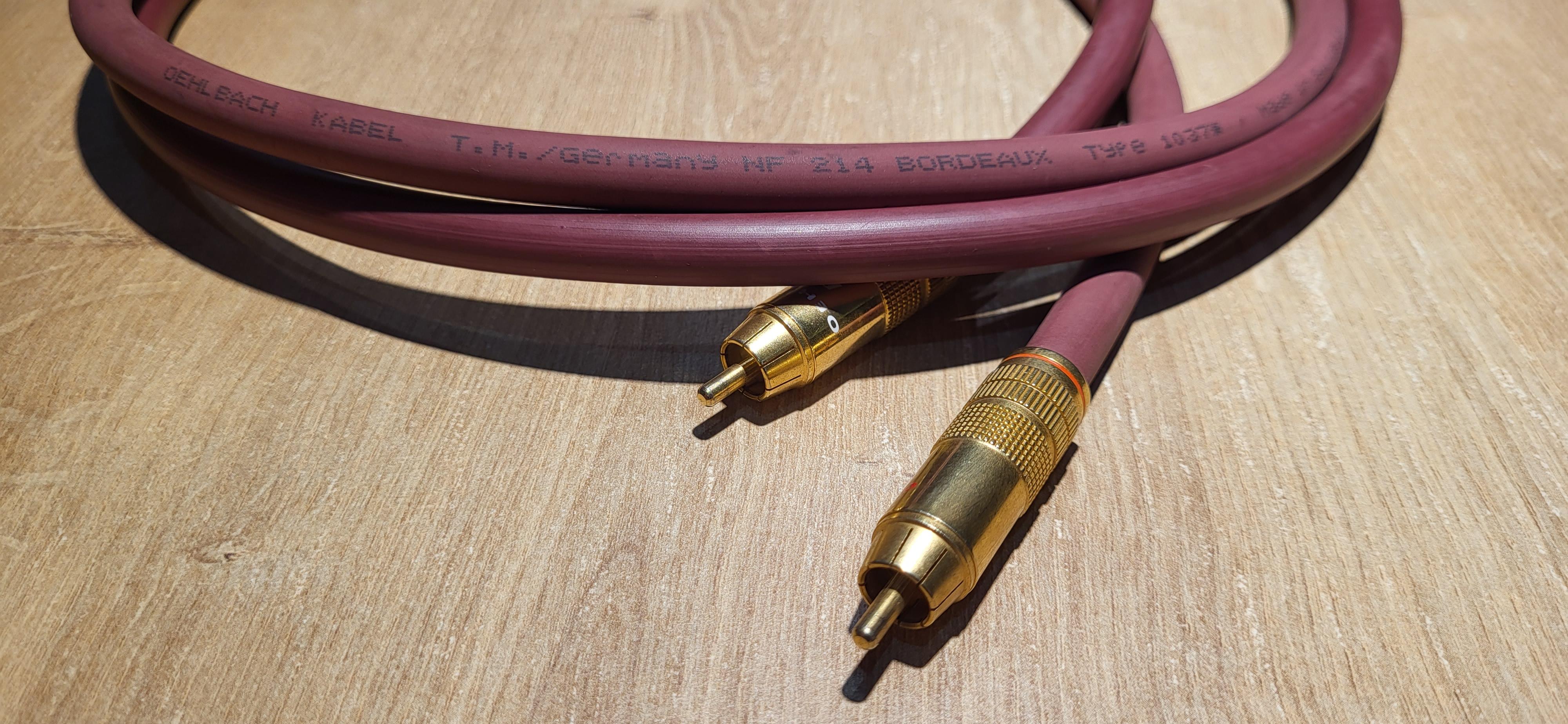 P: interconect RCA kabl, Oehlbach NF214 1m - Mali oglasi - HiFi forumi