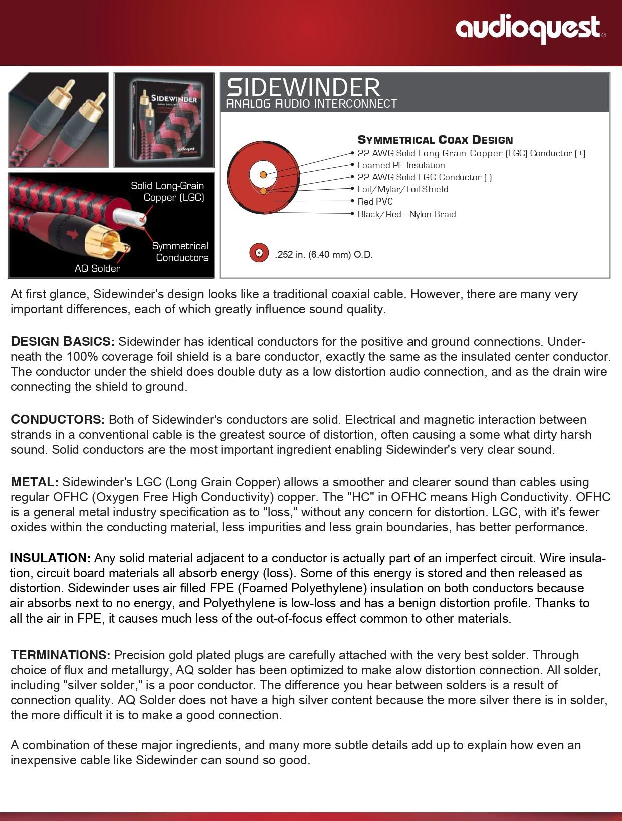 AudioQuest RCA/RCA kablovi Copperhead i Sidewinder - Mali oglasi - HiFi ...