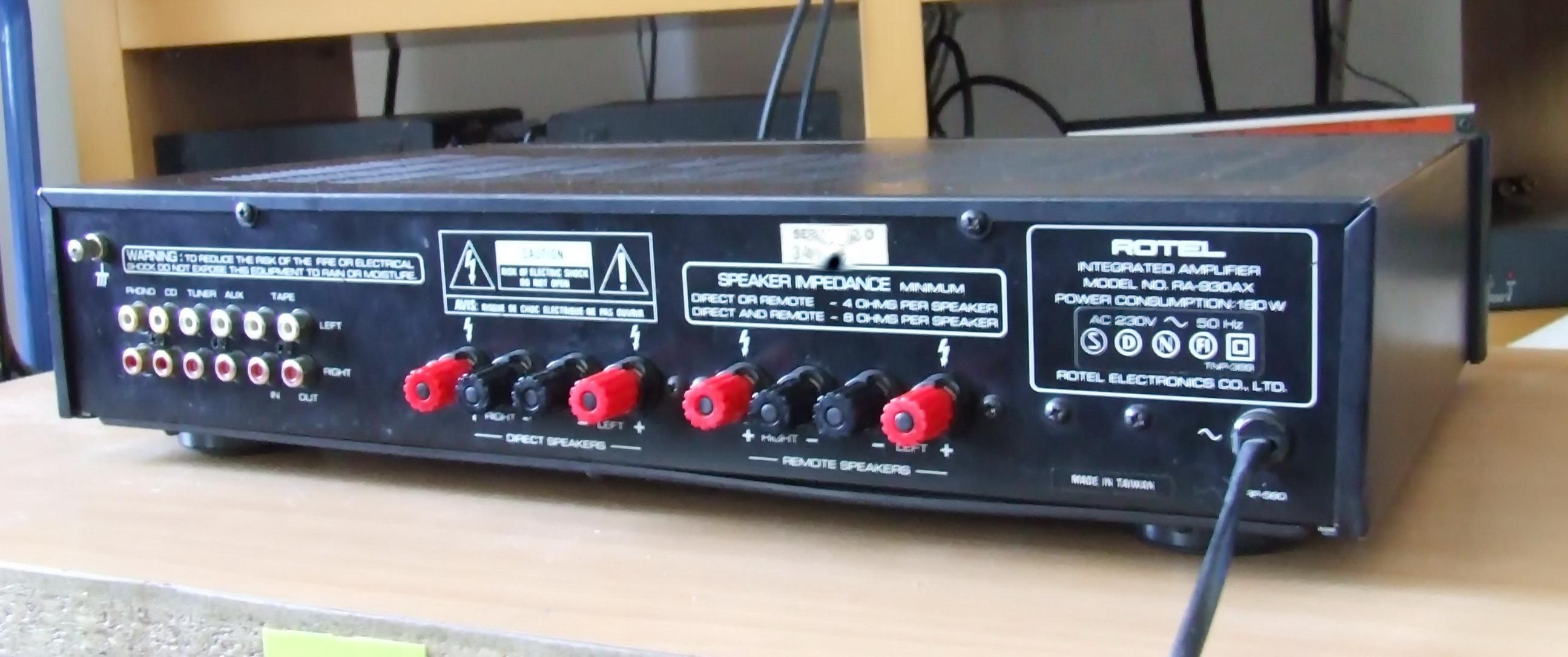 Rotel RA-930AX, upgraded! - Mali oglasi - HiFi forumi